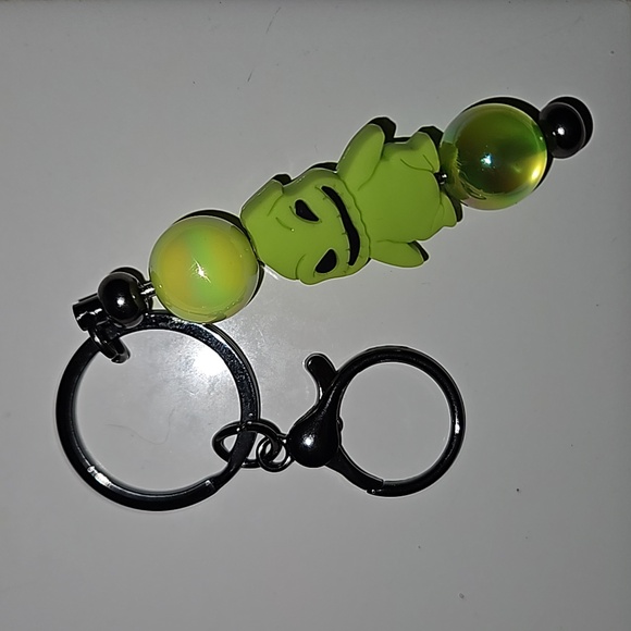 Hand Crafted | Accessories | Lime Green Oogie Boogie Keychain Hand ...
